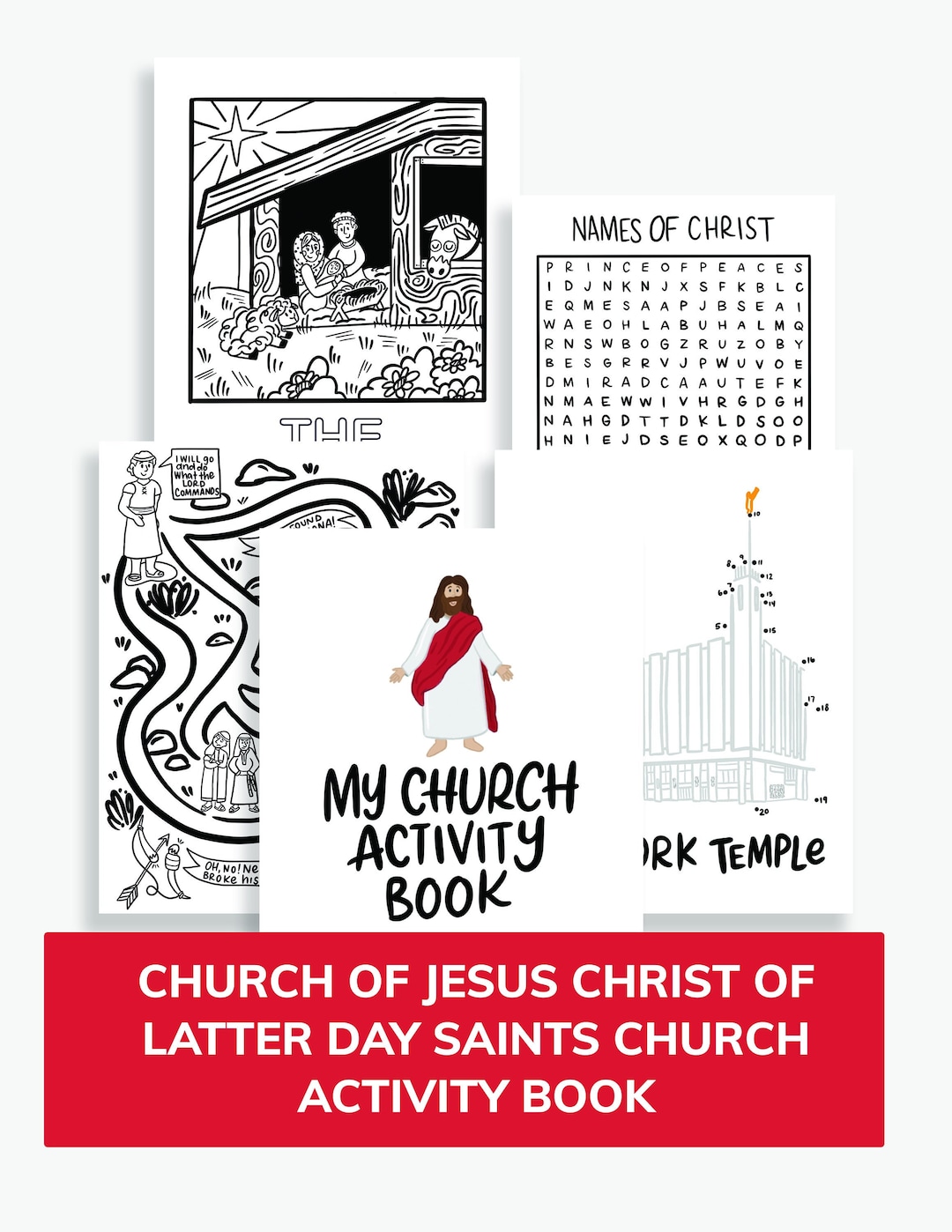 Church of Jesus Christ of Latter Day Saints Church Activity Book | LDS ...
