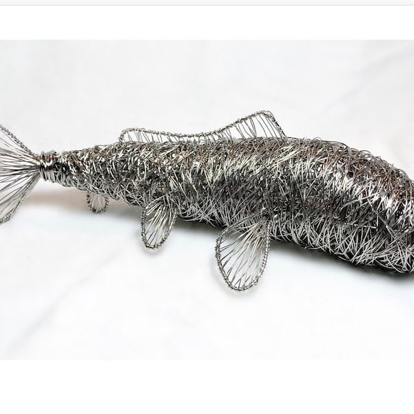 Wire Fish Sculpture - Etsy