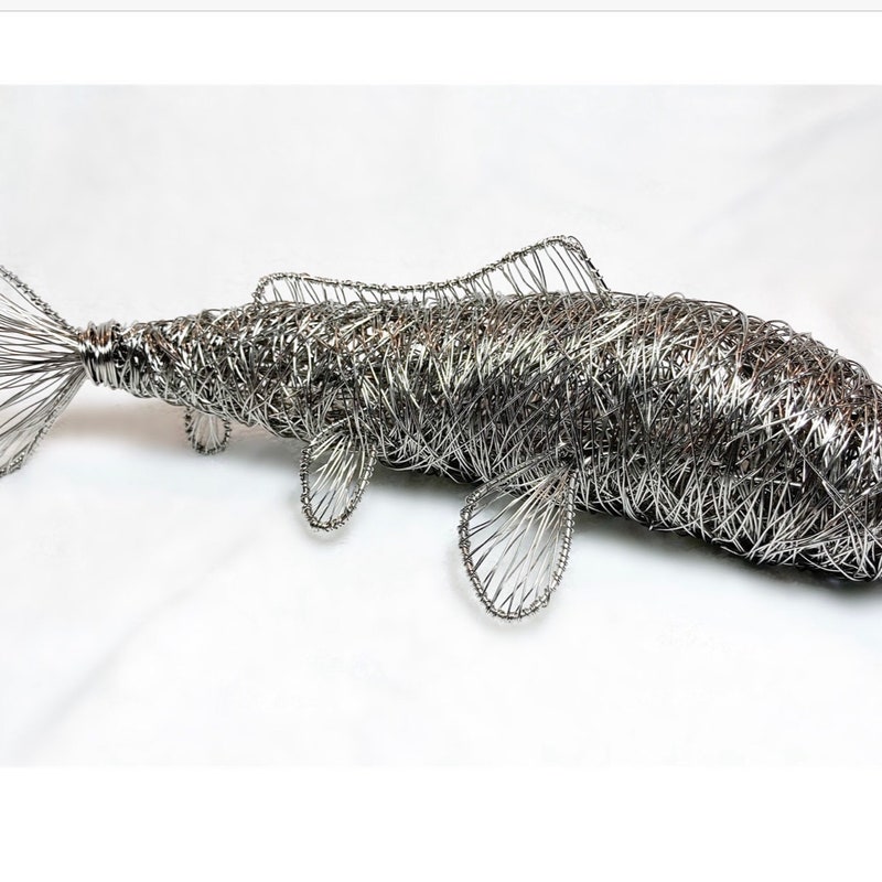 Wire Fish Sculpture - Etsy