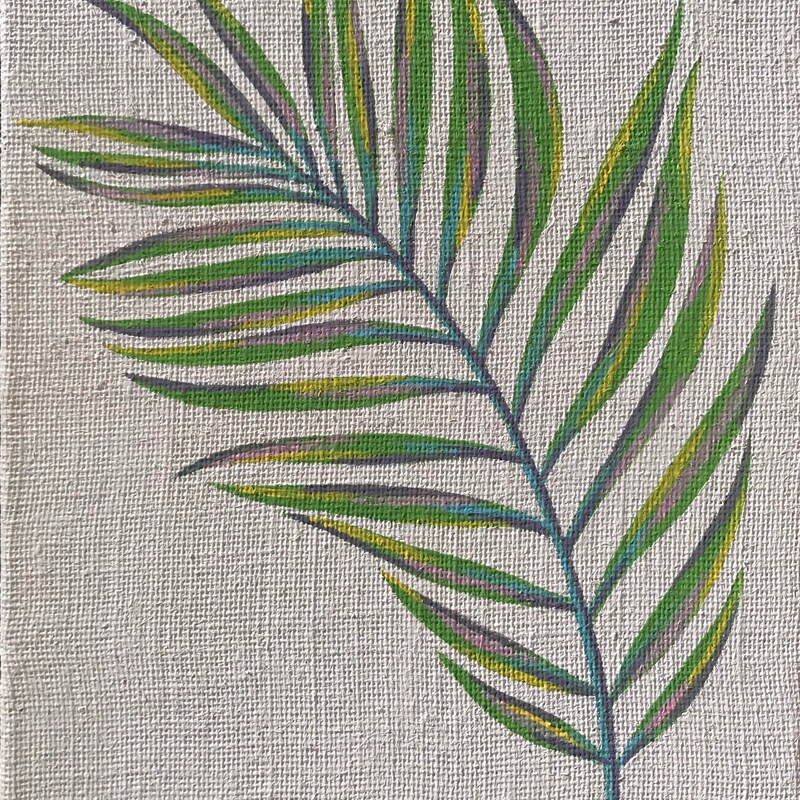 Painted Palm Fronds - Etsy
