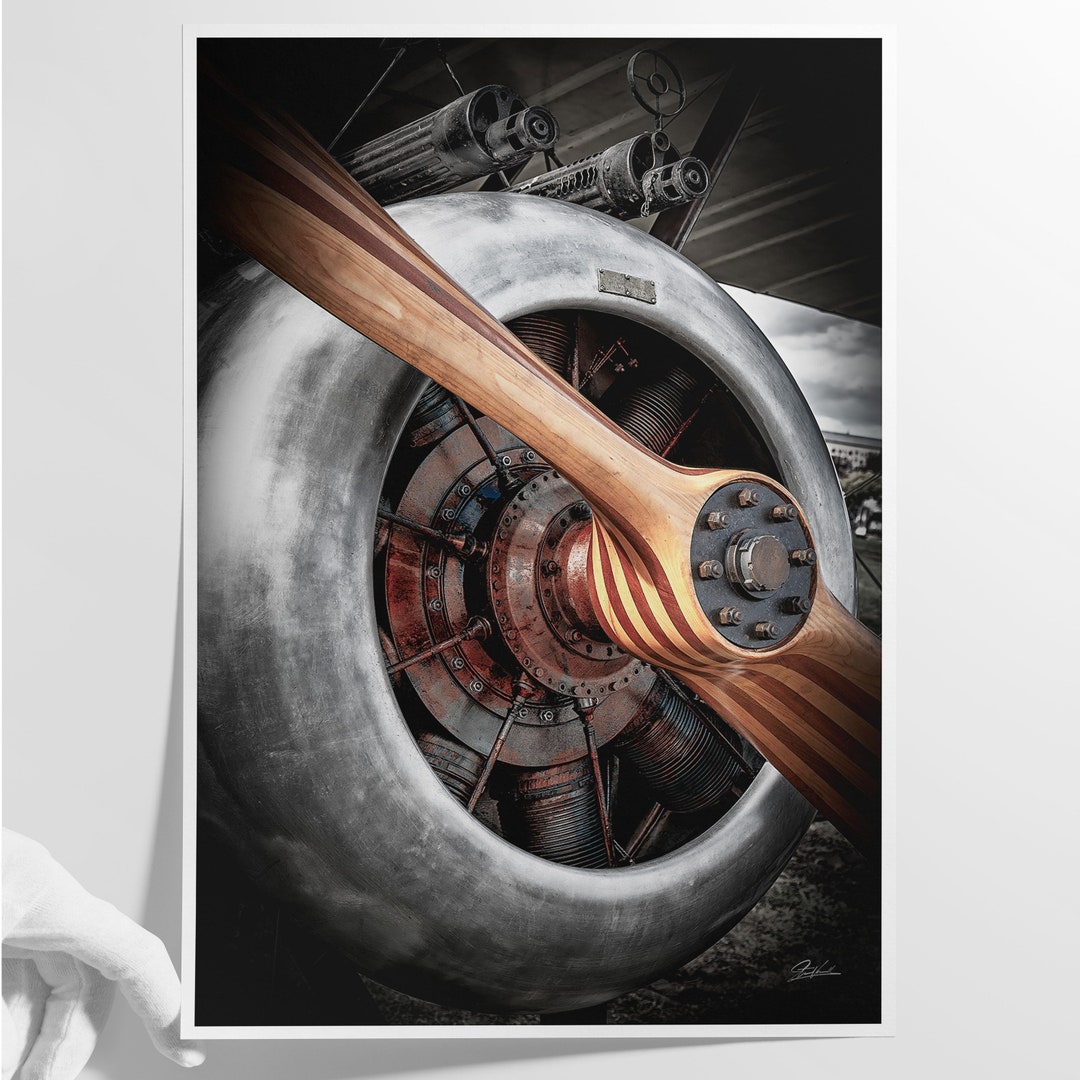 PRINT A Timber Propeller and Radial Piston Engine on a WW1 Sopwith ...