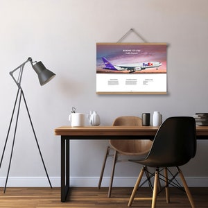 POSTER. Fedex Express B777-F Wide Body Freighter. an Unframed Poster ...