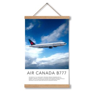 Air Canada B777. Poster of an Air Canada Boeing B777. Great Gift for ...