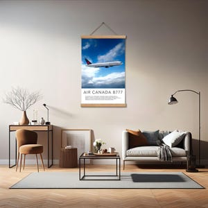 Air Canada B777. Poster of an Air Canada Boeing B777. Great Gift for ...