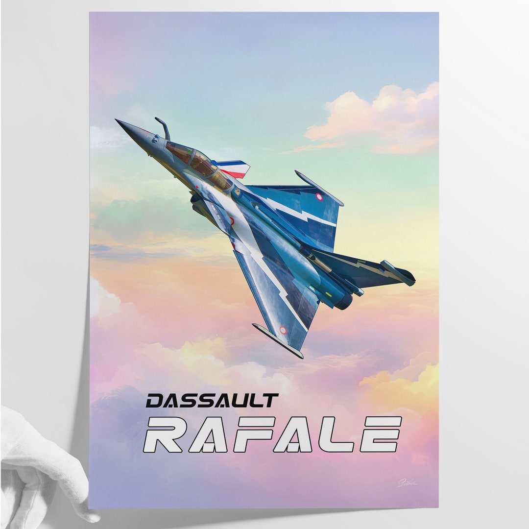 POSTER. Dassault Rafale Supersonic Fighter. an Unframed Poster ...
