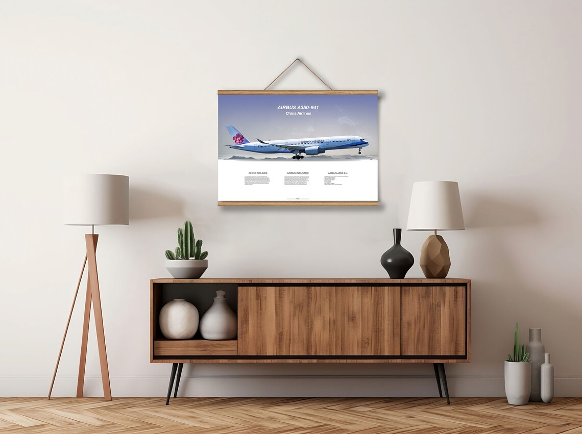 POSTER. China Airlines Airbus A350-900 Airliner. an Unframed Poster ...