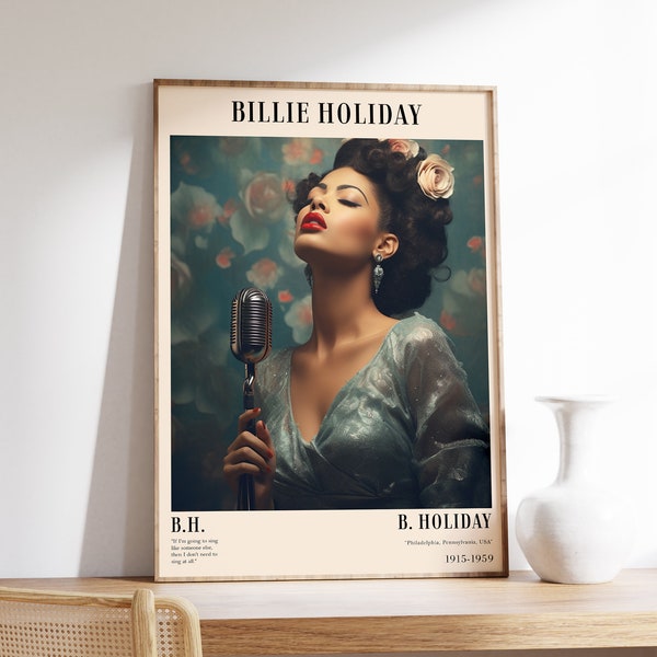 Billie Holiday - Etsy