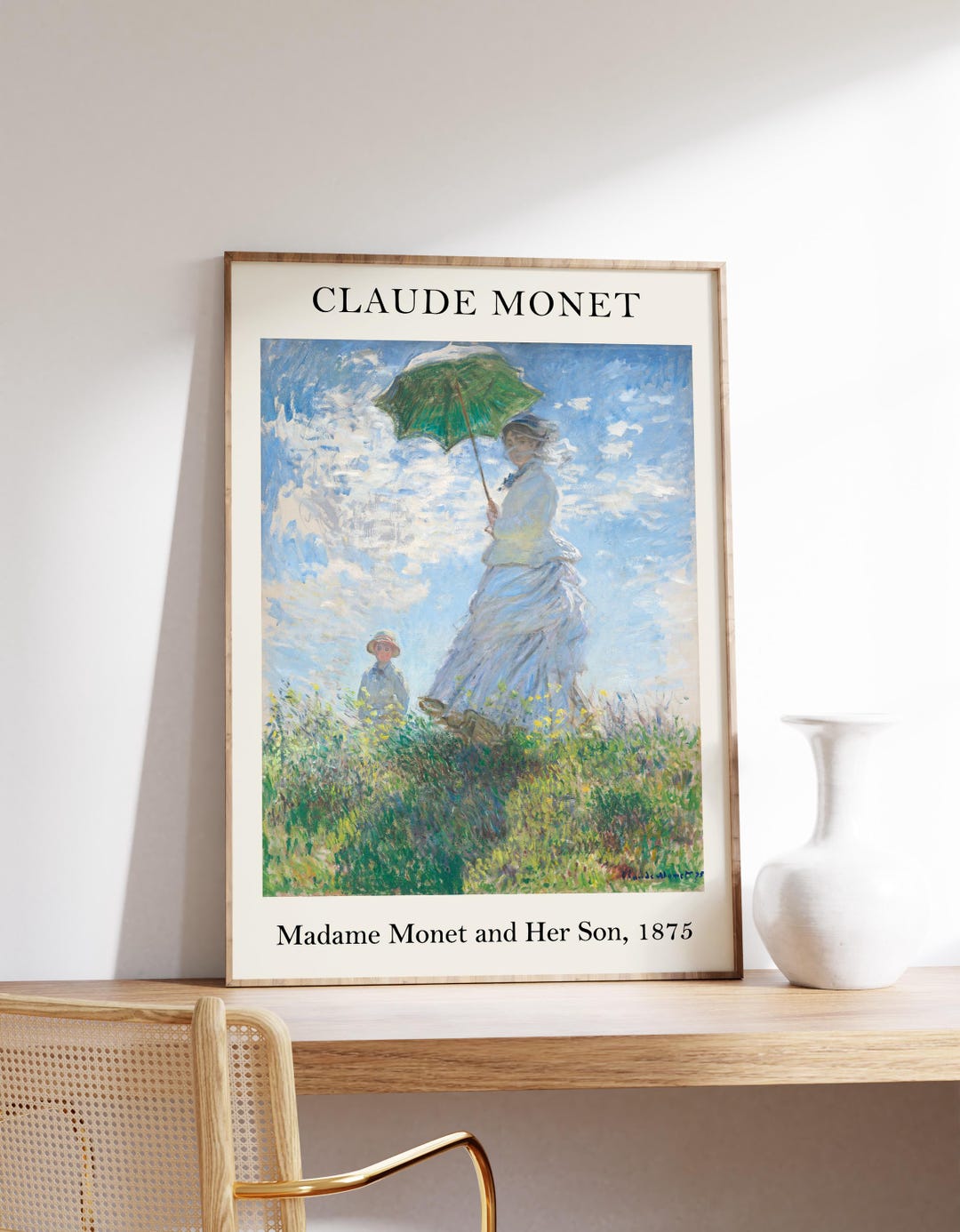 Claude Monet | Madame Monet and Her Son, 1875 | Exhibition Print ...