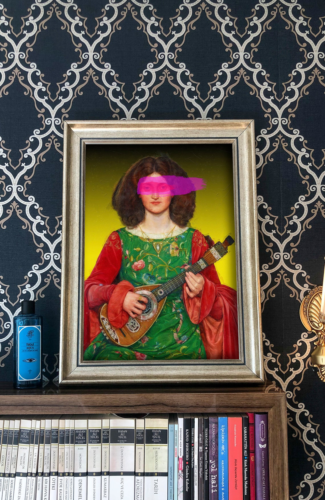 Kate Elizabeth Bunce Altered Art Destroyed Antique Oil | Etsy