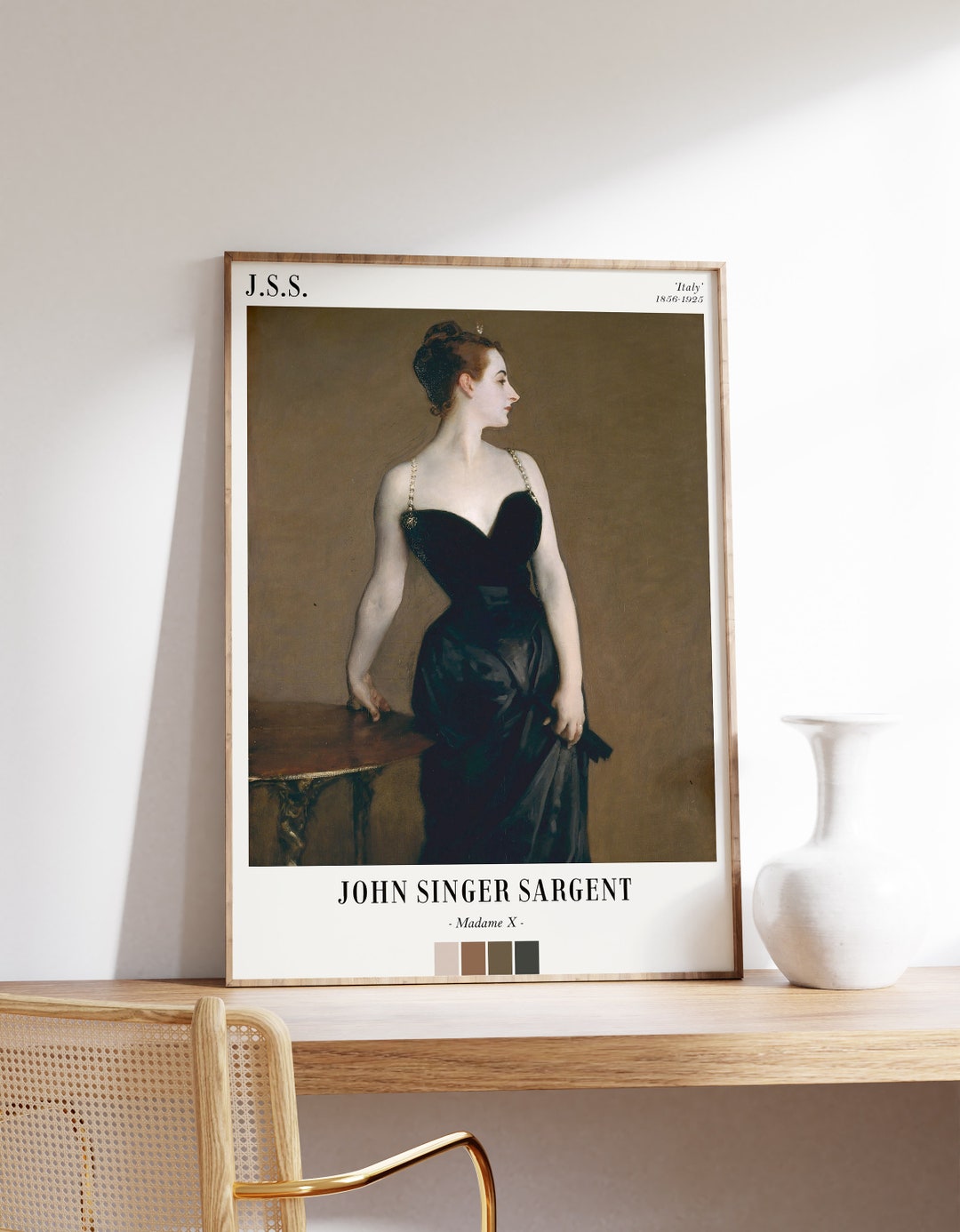 John Singer Sargent Poster | Madame X | Exhibition Poster | John Singer ...