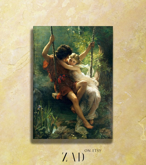 Pierre Auguste Cot Spring 1873 Vintage Painting Romance - Etsy