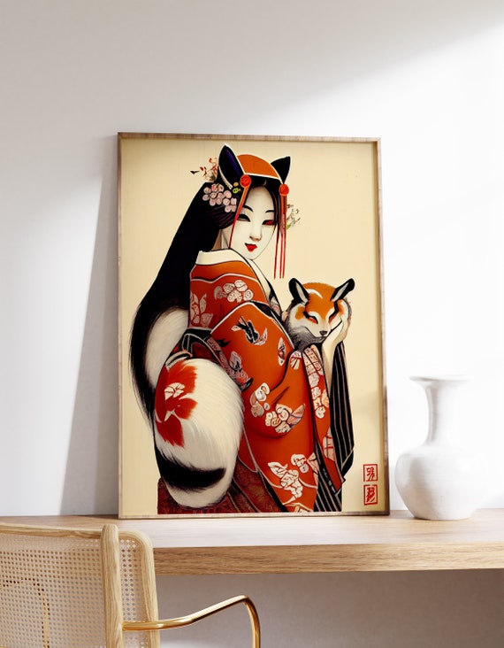 Japanese Fox Art