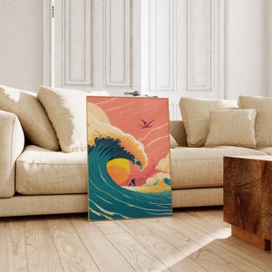 Surf Wall Art | Retro Surf Poster | Vintage Beach Print | Surf Print ...