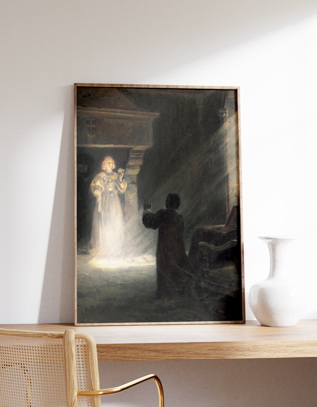 Alix Appearing - Tony Robert Fleury, 1891 | Vintage Painting | Wall Art ...