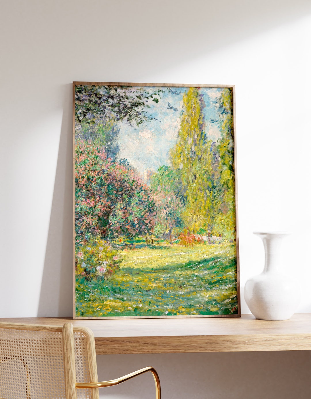 Claude Monet Poster | the Parc Monceau | Monet Wall Art | Monet Print ...
