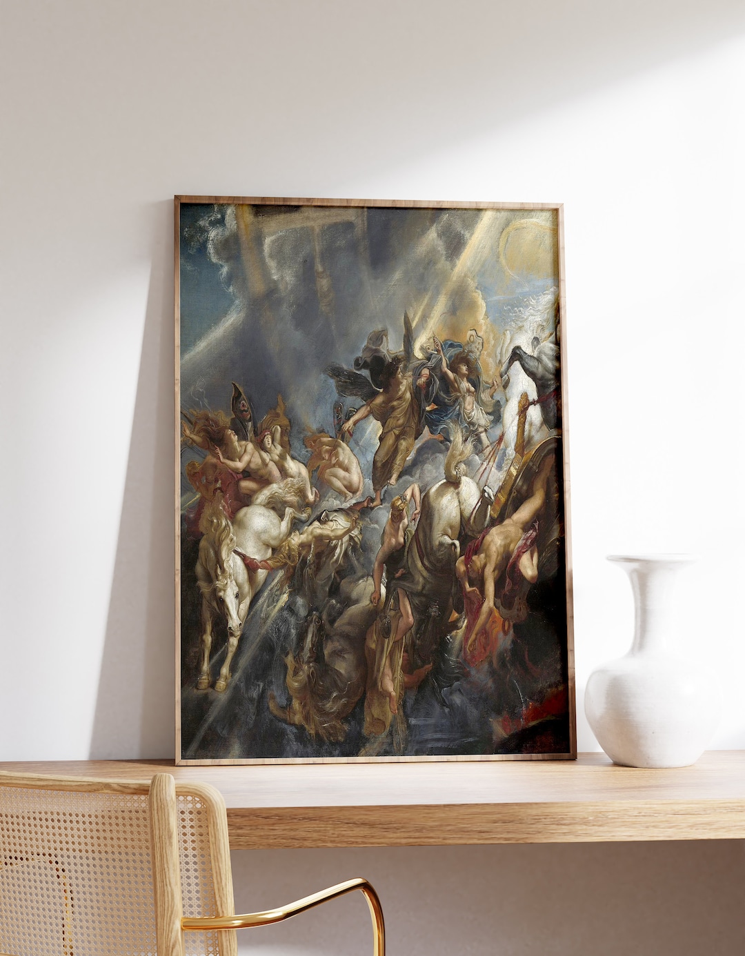 Peter Paul Rubens - the Fall of Phaeton (1605) | Vintage Painting Print ...