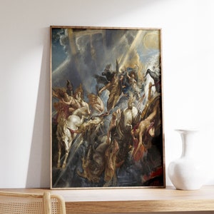 Peter Paul Rubens - the Fall of Phaeton (1605) | Vintage Painting Print ...