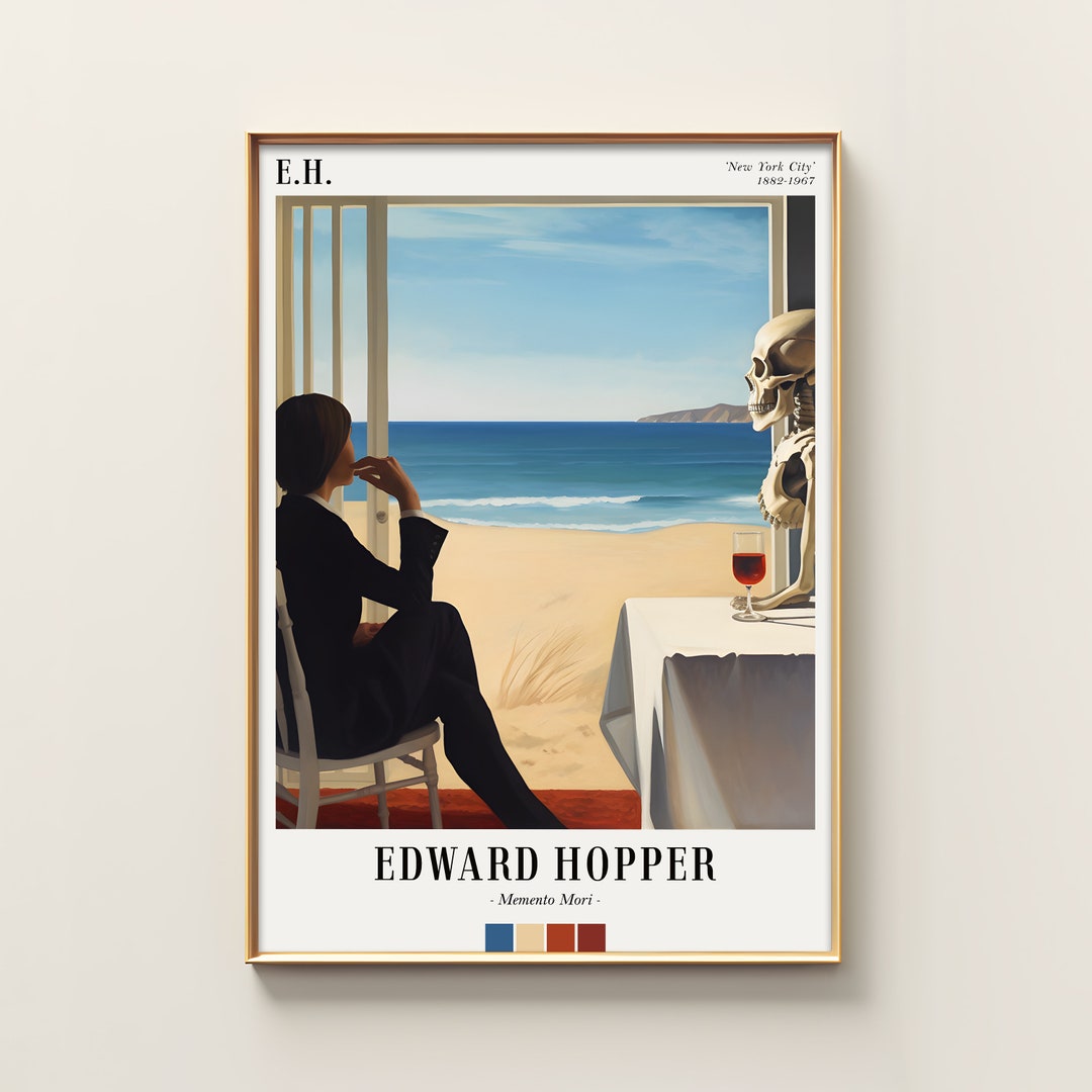 Edward Hopper Exhibition Print | Memento Mori Art Print | Cottagecore ...