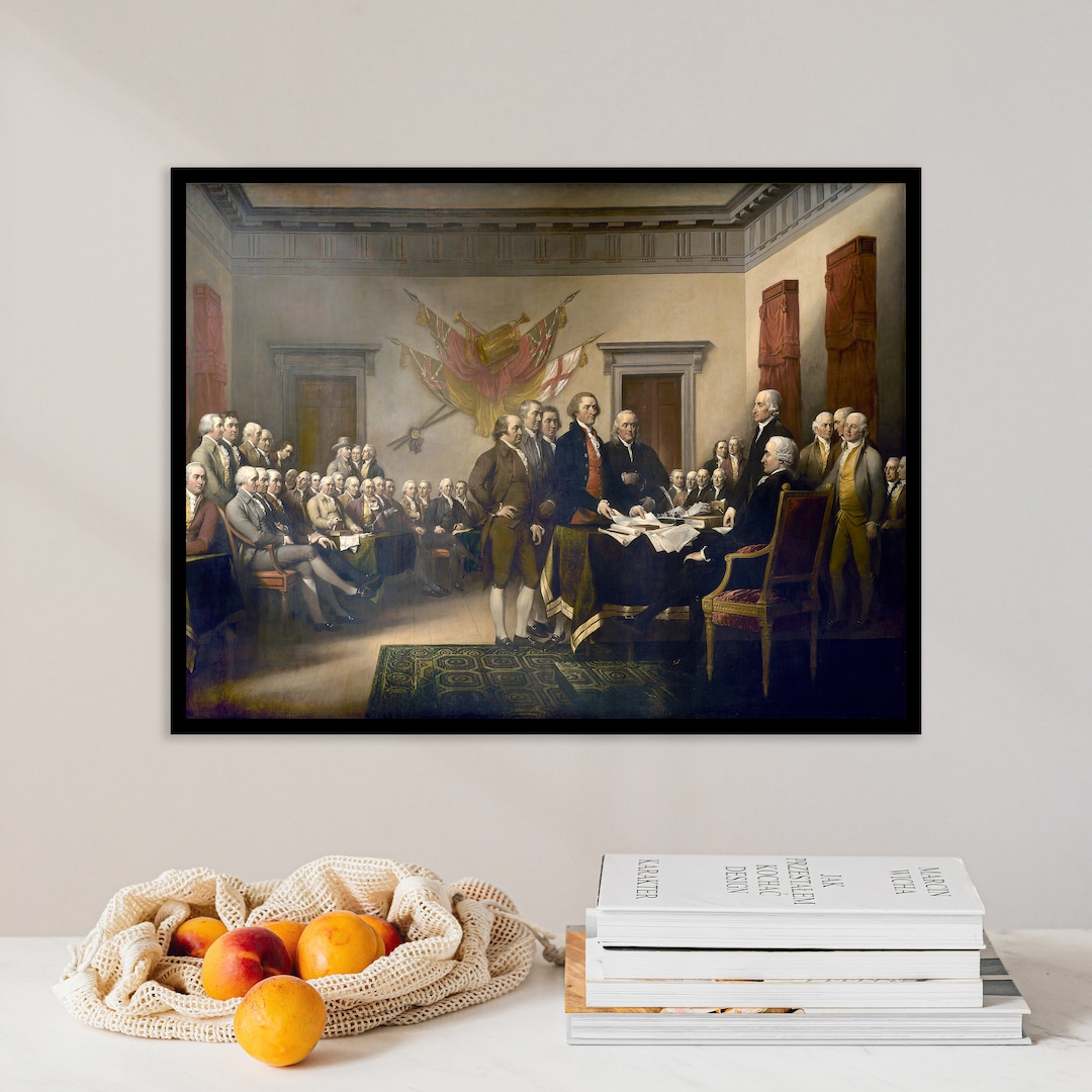John Trumbull - the Declaration of Independence (1819) - Poster ...