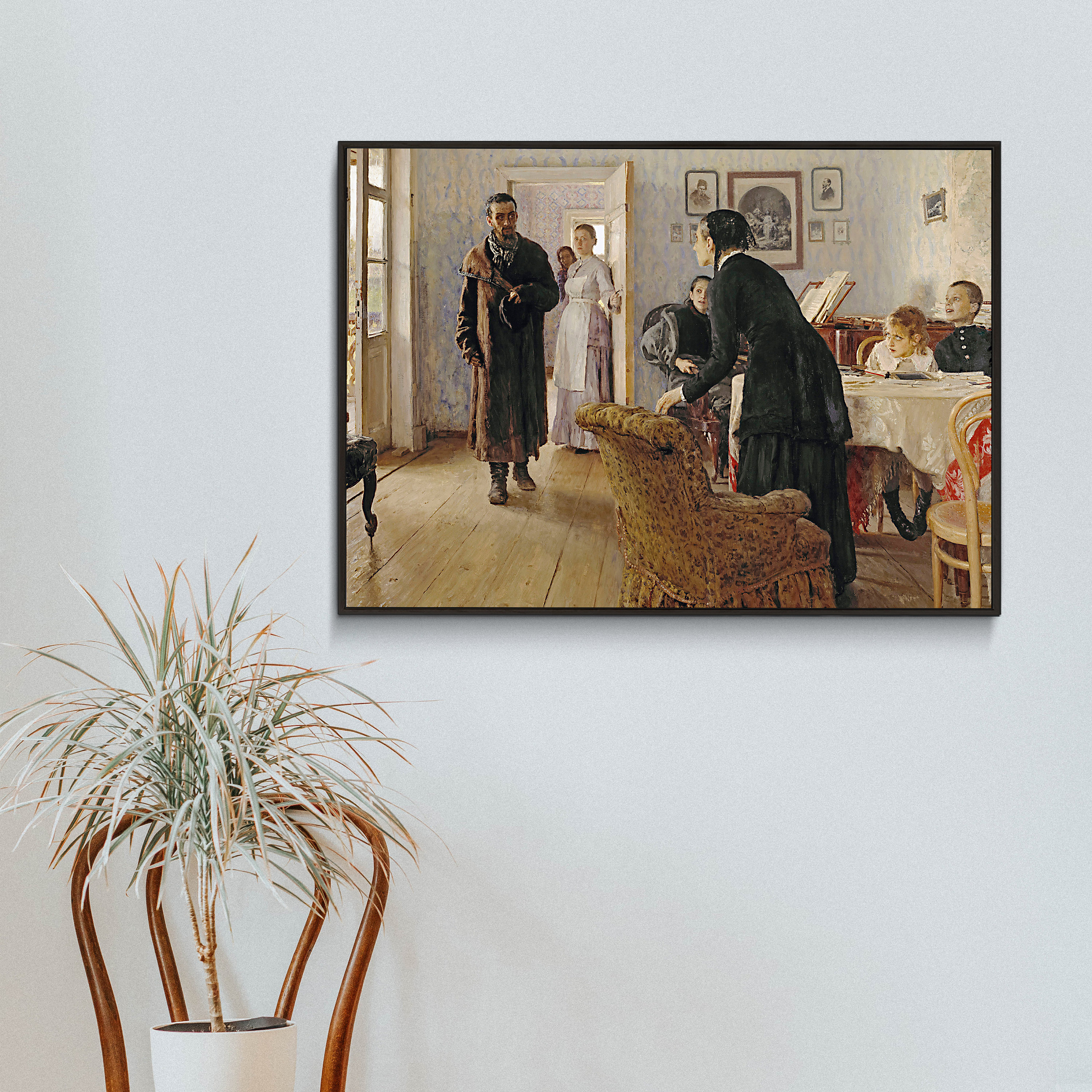 Ilya Repin They Did Not Expect Him 1888 Vintage - Etsy