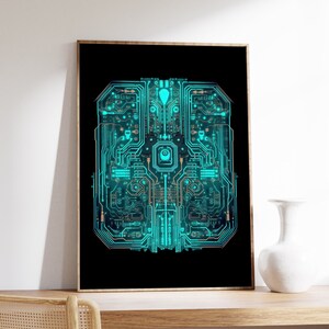 Circuit Board Print Programmer Wall Art Programming Poster Programmer ...