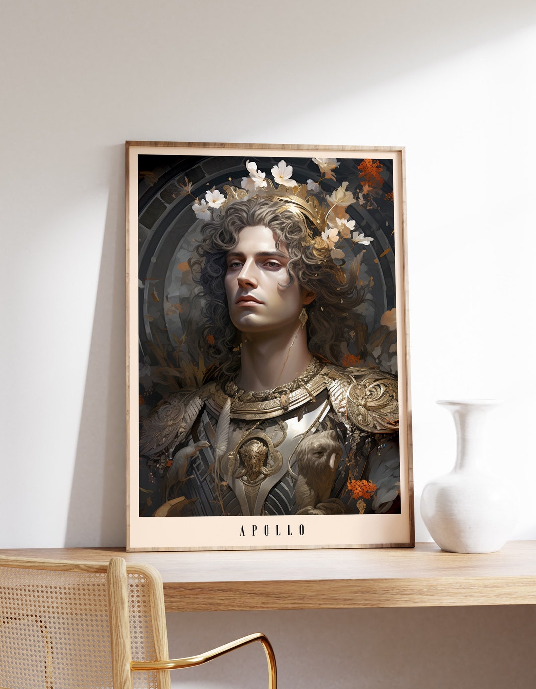 Apollo Poster | Mythology Poster | Ancient Greece Art | Mythical Poster ...