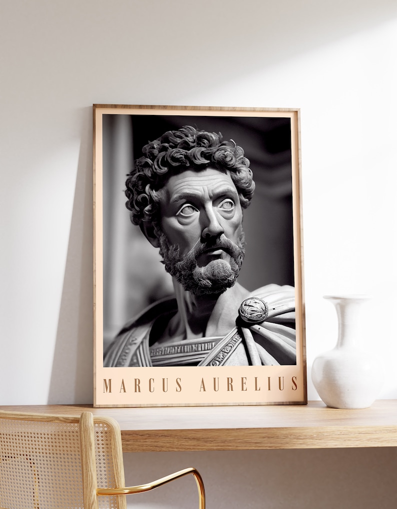 Marcus Aurelius Poster Historical Wall Art Exhibition - Etsy