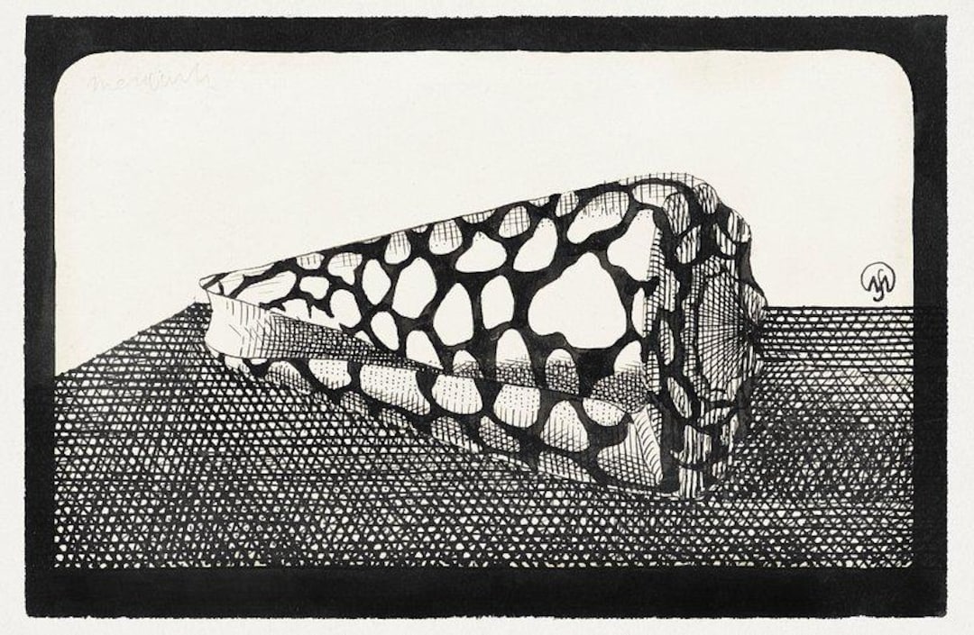 M.C. Escher Art | Hol En Bol Print | Vintage Print | Geometric Wall Art ...