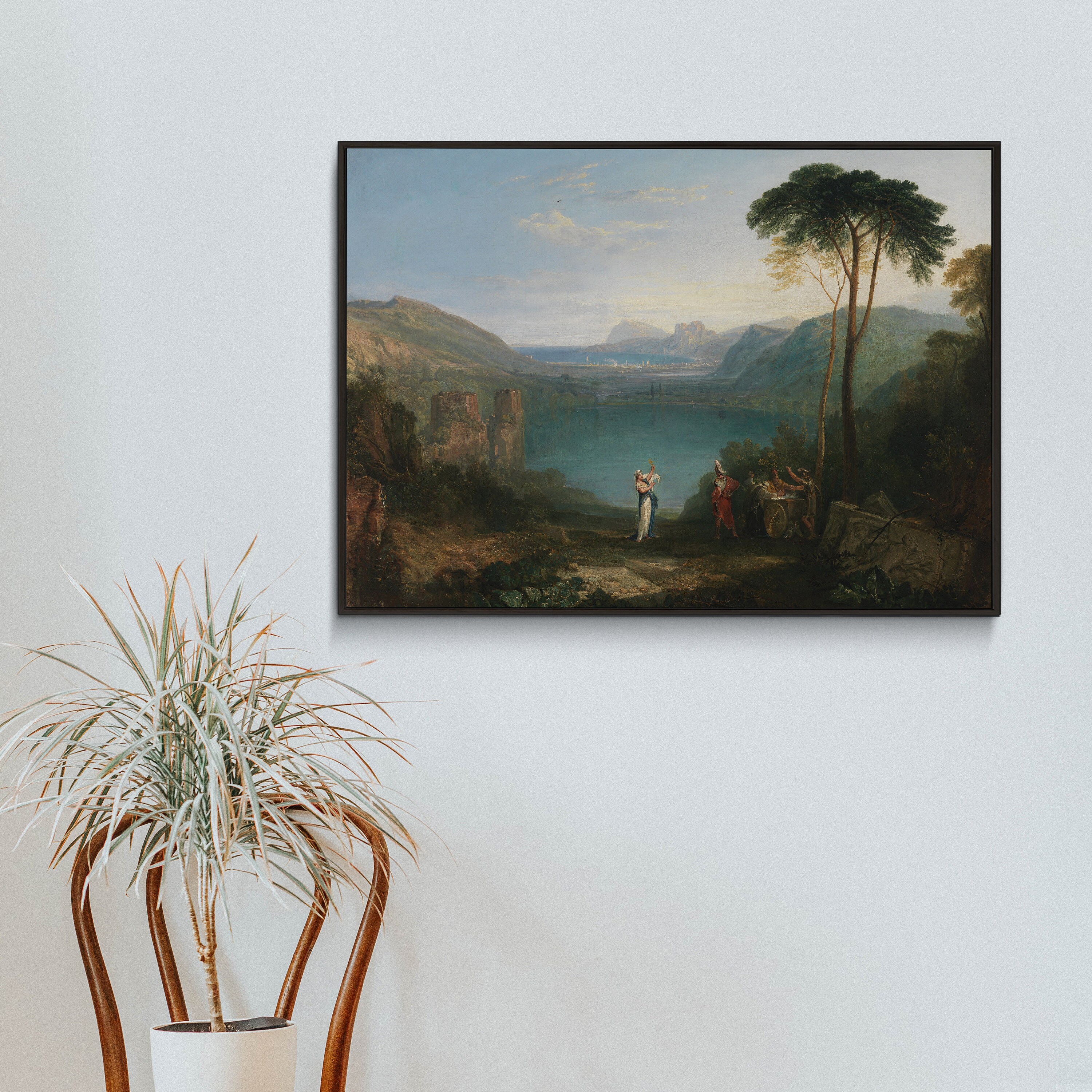 William Turner Lake Avernus Aeneas and the Cumaean Sybil - Etsy