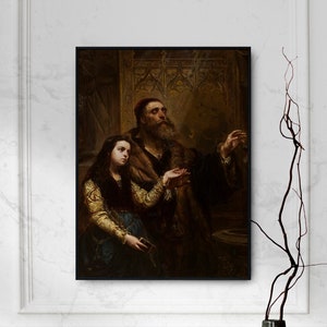 Jan Matejko - Blind Veit Stoss With Granddaughter (1865) - Classic ...