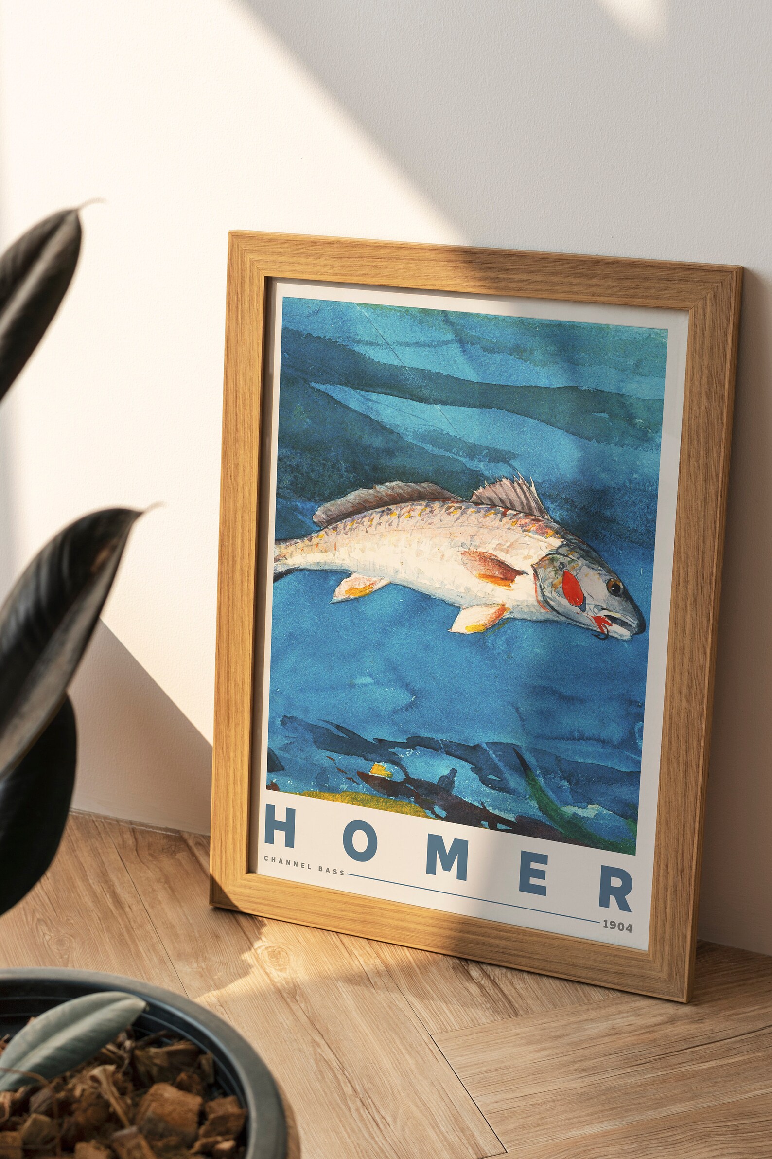 Winslow Homer Print | Channel Bass (1904) | Farmhouse Decor | Museum ...