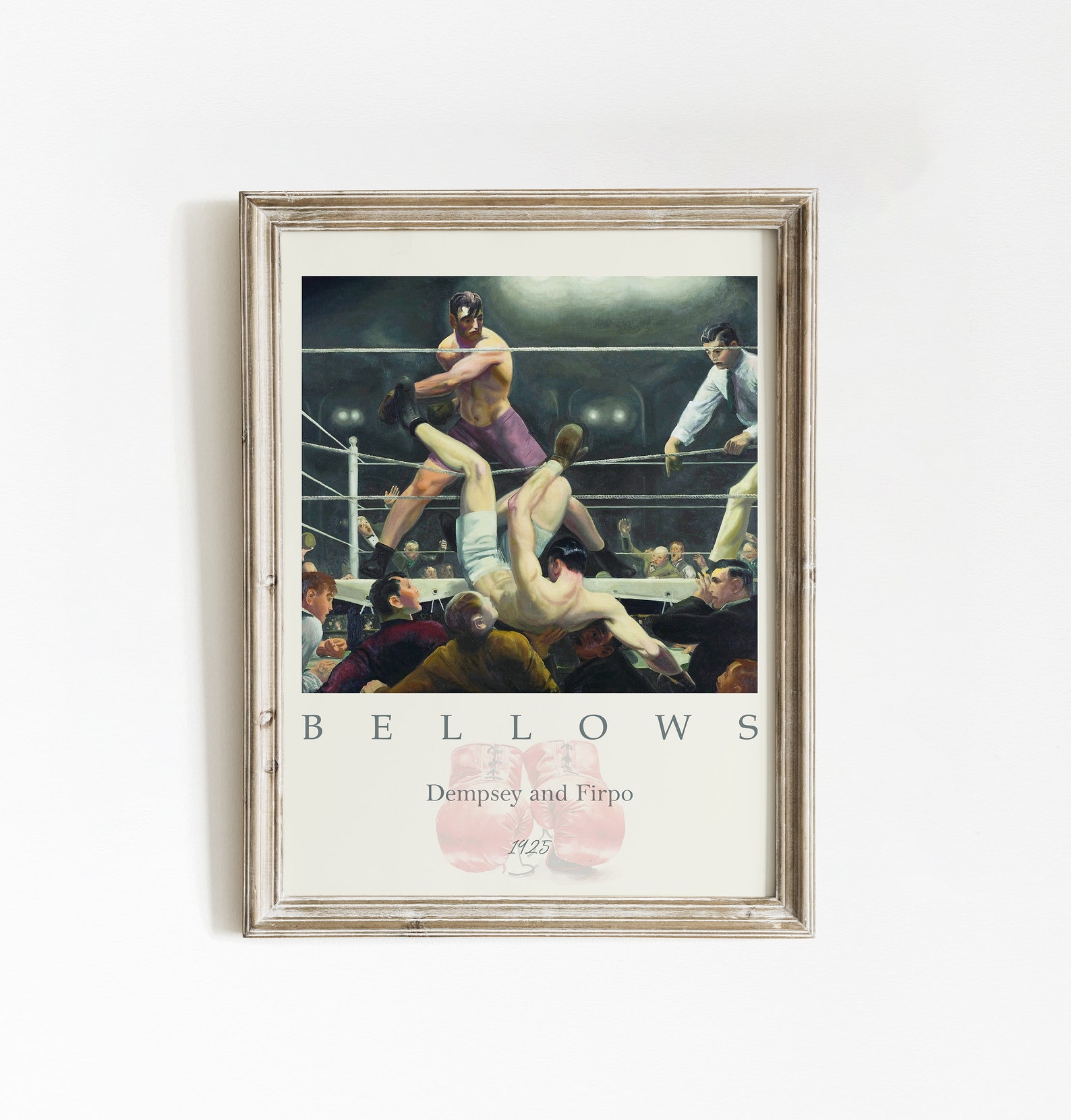 George Bellows Print | Dempsey and Firpo (1925) | Vintage Boxing Print ...