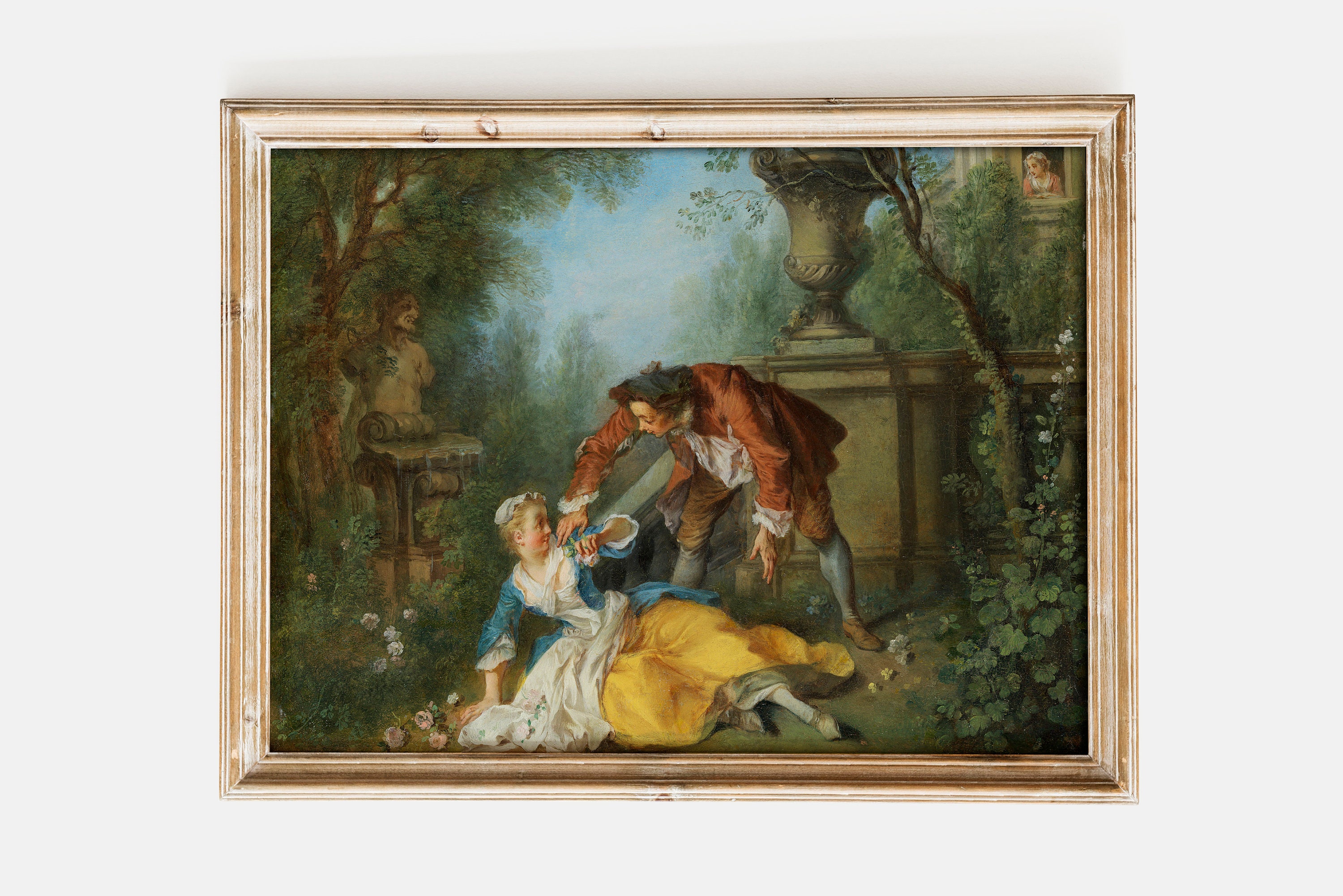 Nicolas Lancret - the Servant Justified (1740) | Dark Oil Painting ...