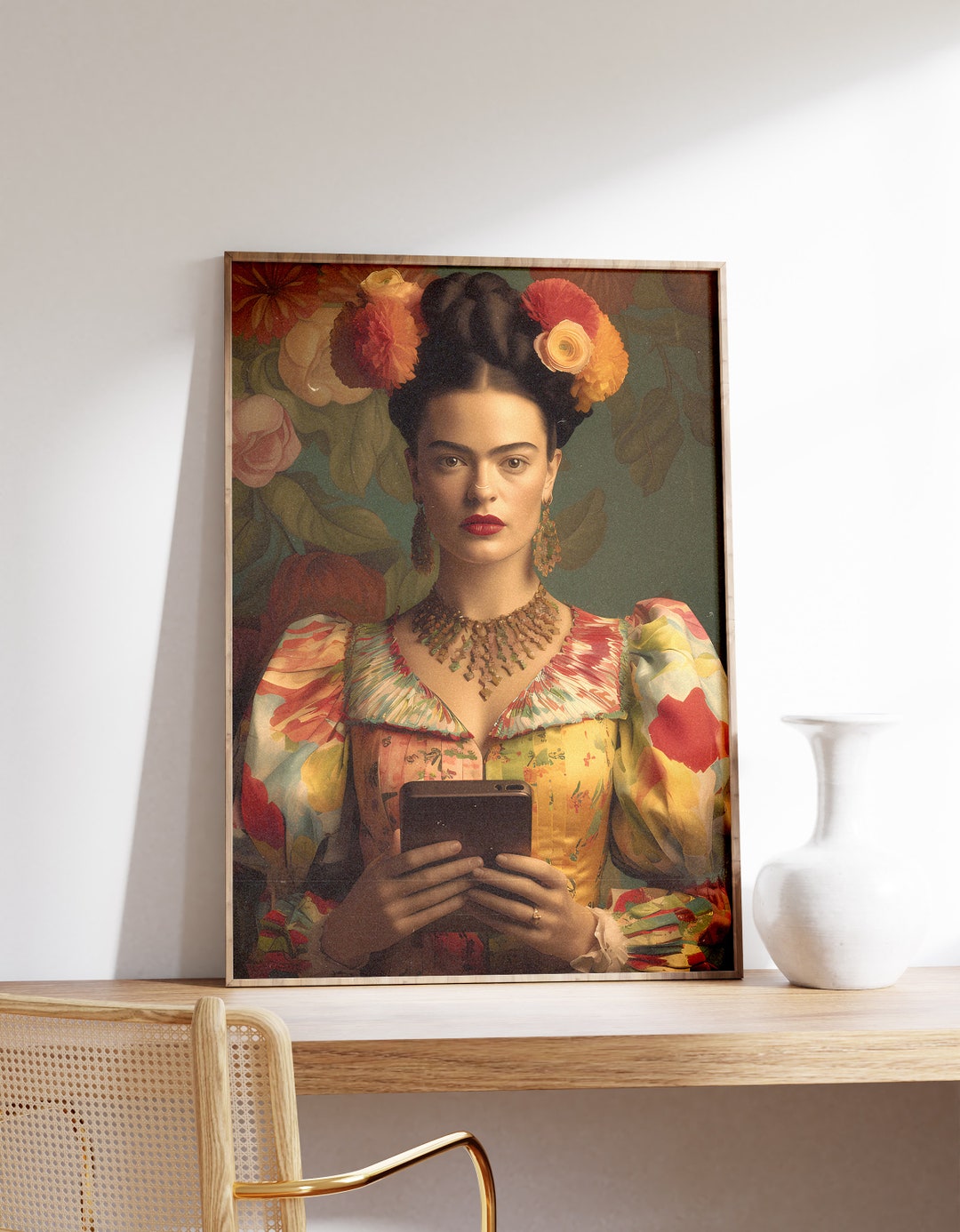 Frida Kahlo | Frida Kahlo Poster | Vintage Art | Antique Decor | Modern ...