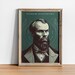 Fyodor Dostoevsky Poster | Vintage Wall Art | Bookworm Gift | Bookworm ...