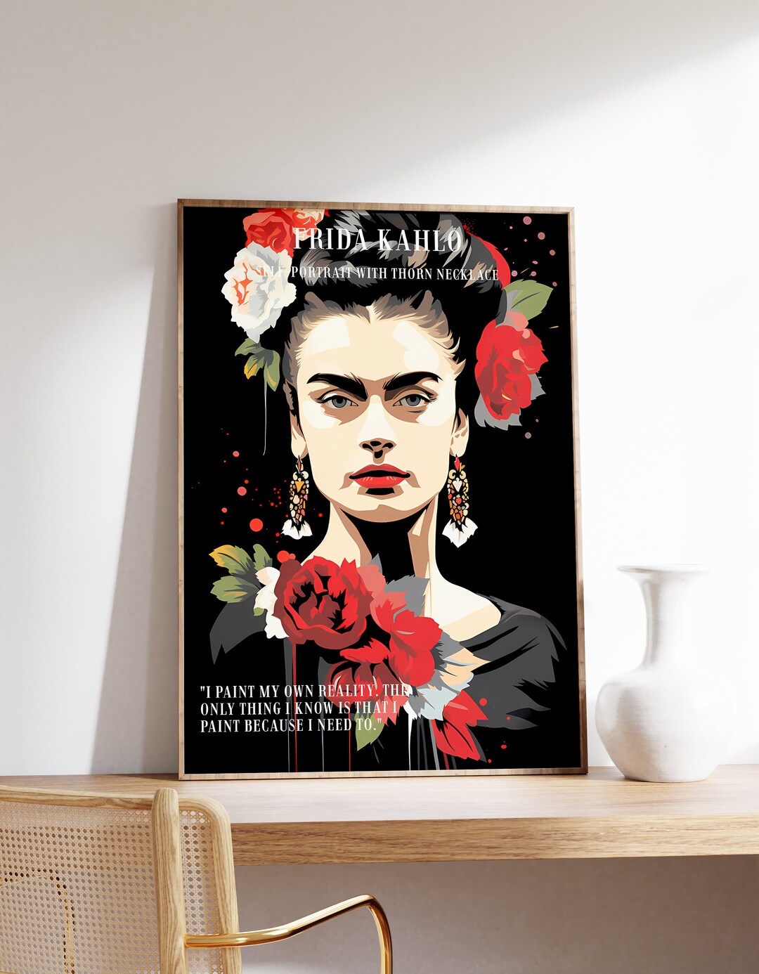Frida Kahlo Print Frida Kahlo Vintage Wall Art Vintage Poster ...
