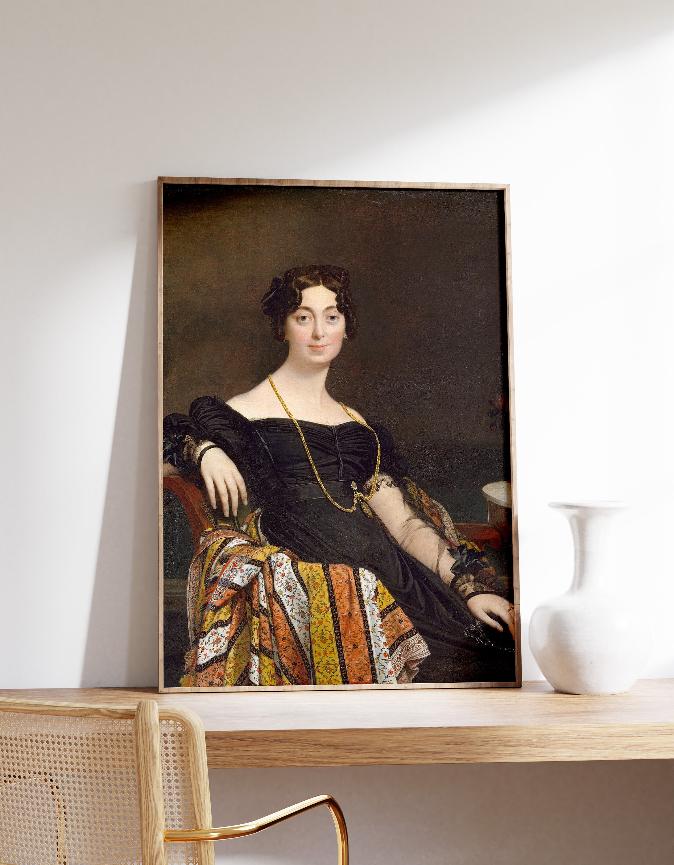 Jean Auguste Dominique Ingres - Madame Jacques-louis Leblanc (1823 ...