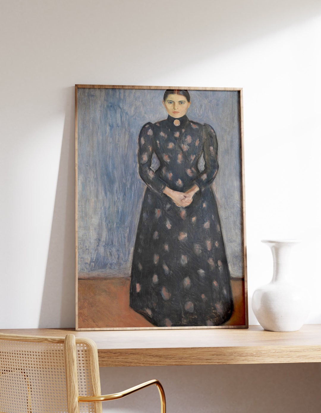 Edvard Munch Prints | Inger in Black and Violet (1892) | Vintage ...