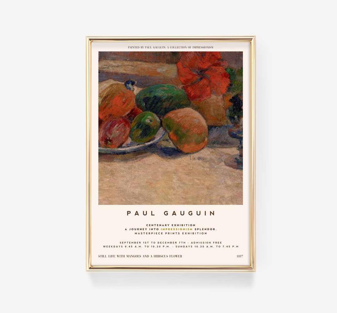 Paul Gauguin Print | Landscape Wall Art | Paul Gauguin Poster | Gauguin ...