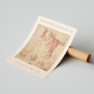 Michelangelo Exhibition Print | Michelangelo Wall Art | Vintage ...