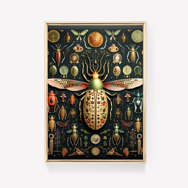 Beetle Art - Etsy