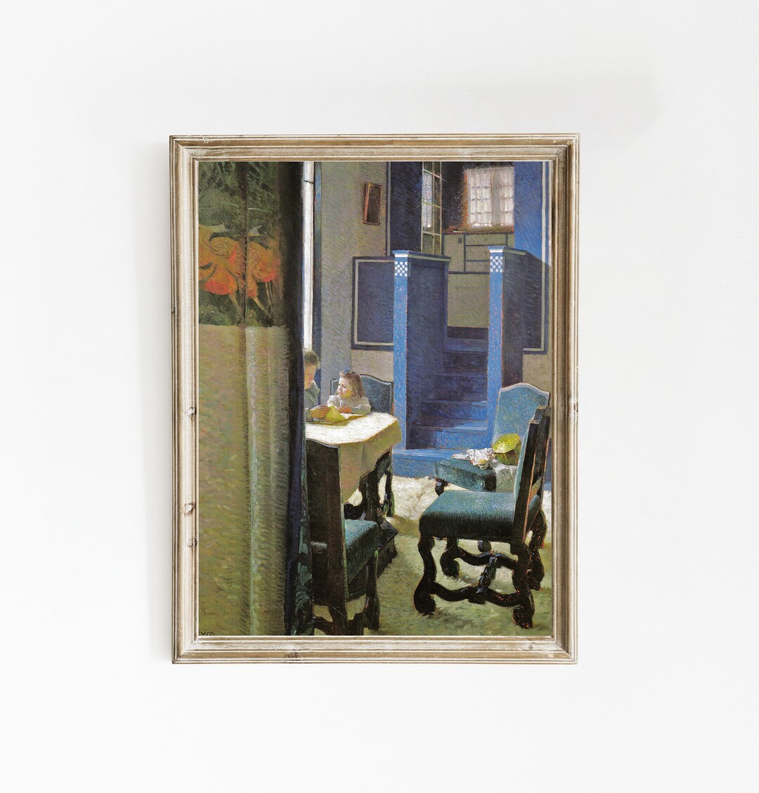 Interior Print | Vintage Poster | Interior Painting | Interior Wall Art ...