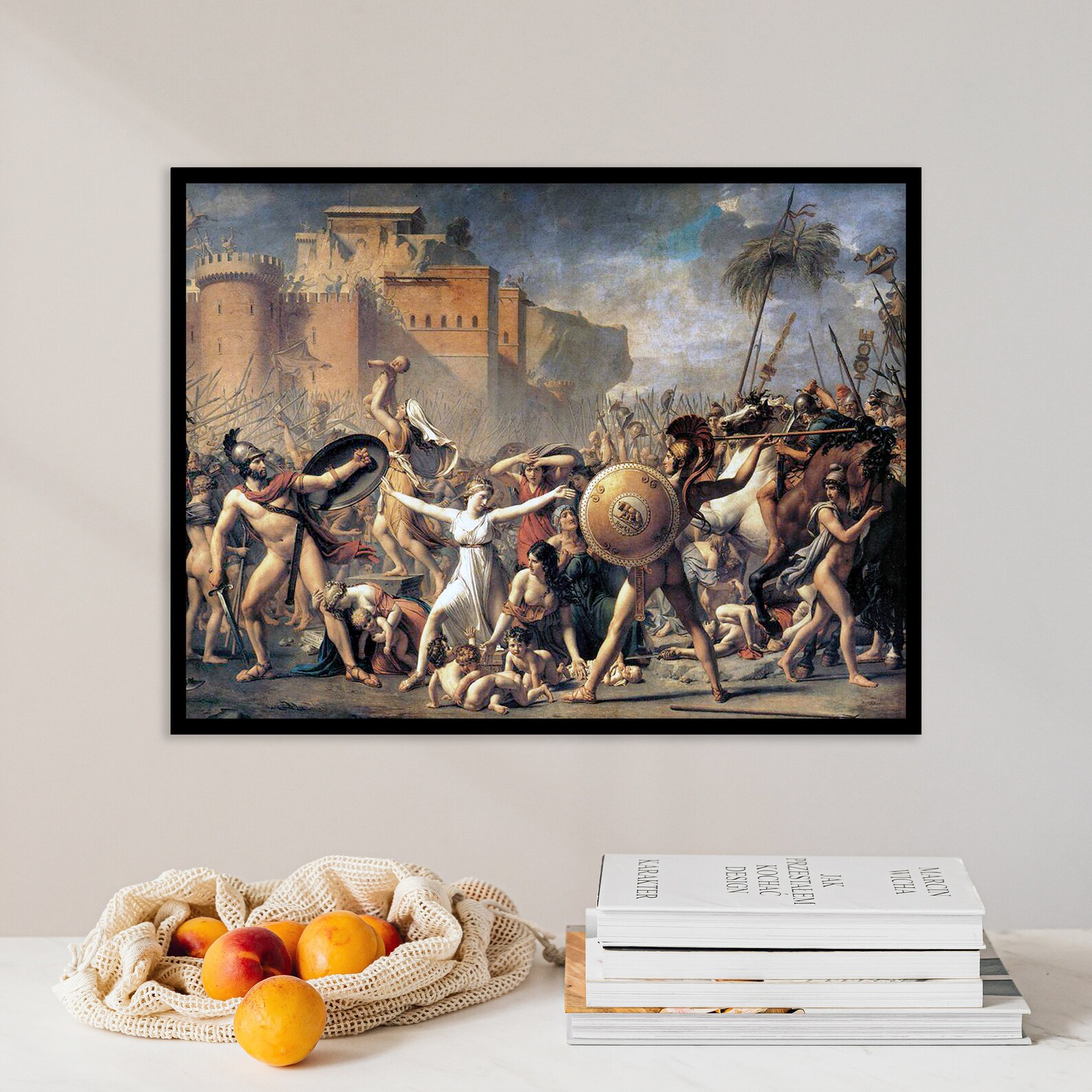 Jacques-louis David the Intervention of the Sabine Women - Etsy