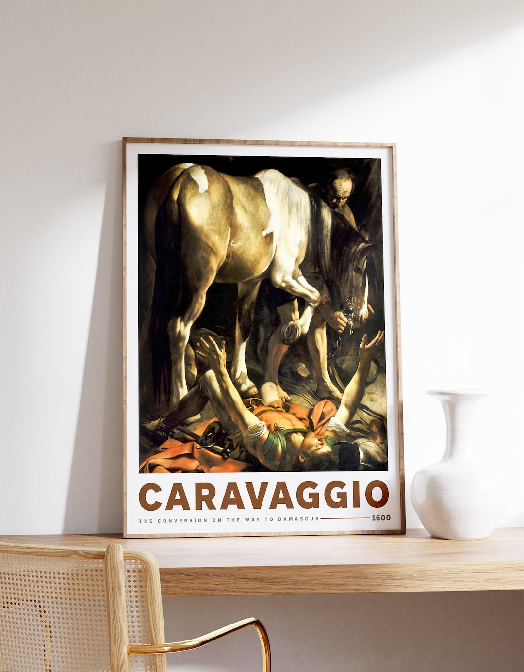 Caravaggio Print | the Conversion on the Way to Damascus (1600 ...