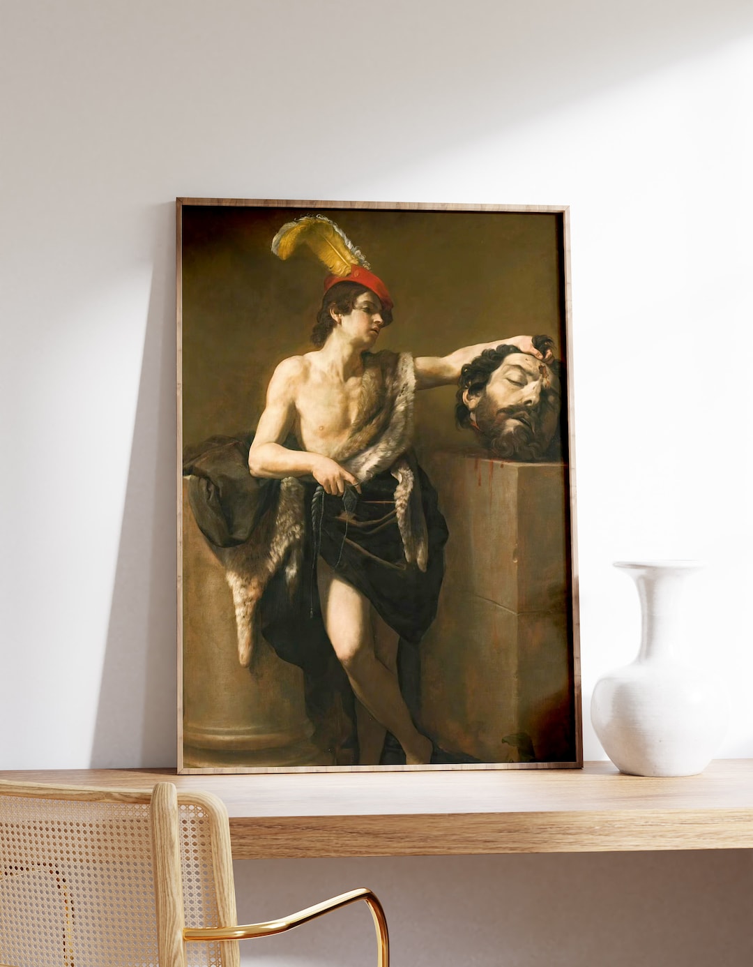 David With the Head of Goliath by Guido Reni | Classic Art Print ...