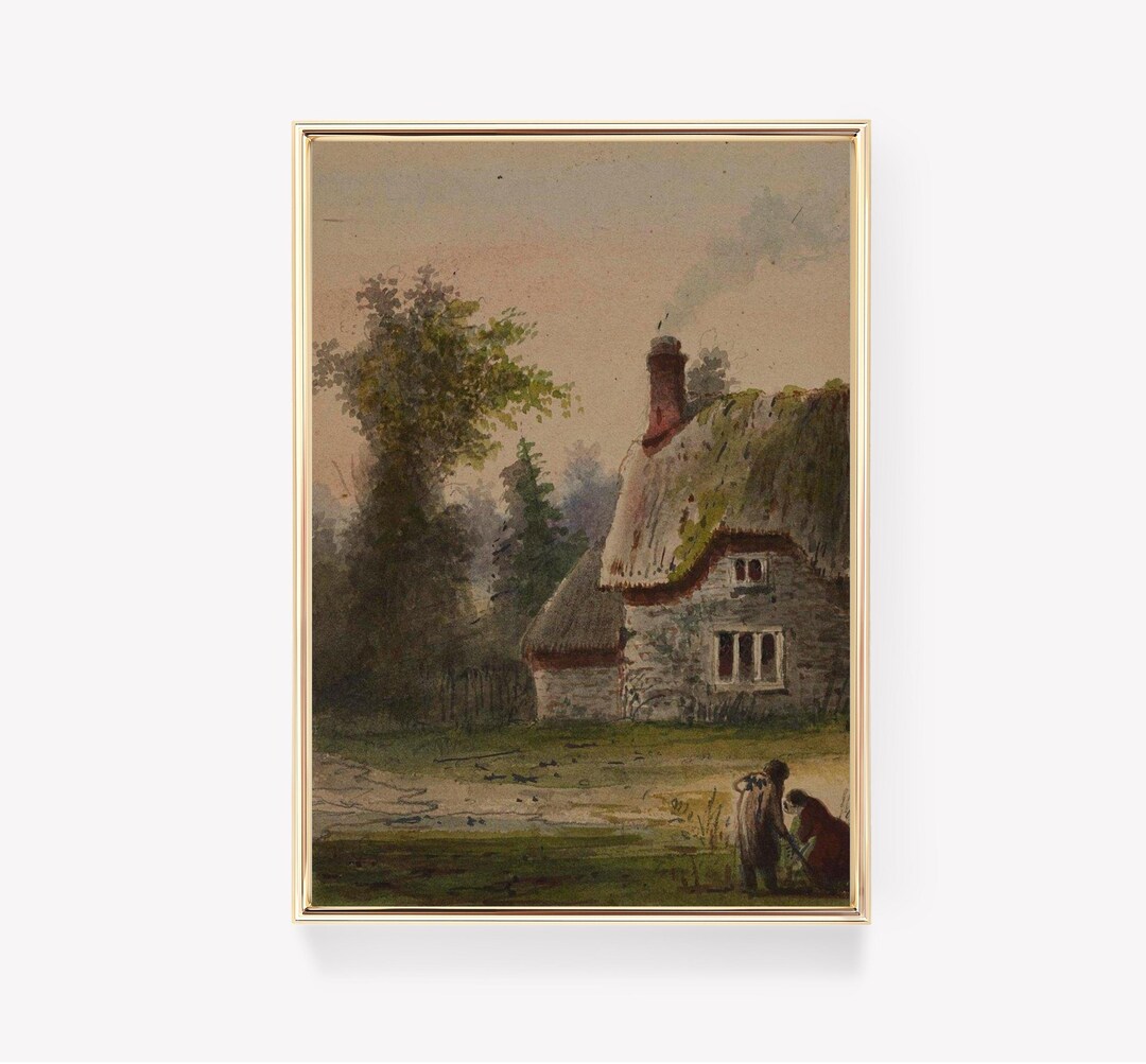 John Constable Art | A Cottage in A Cornfield Print | Vintage Painting ...