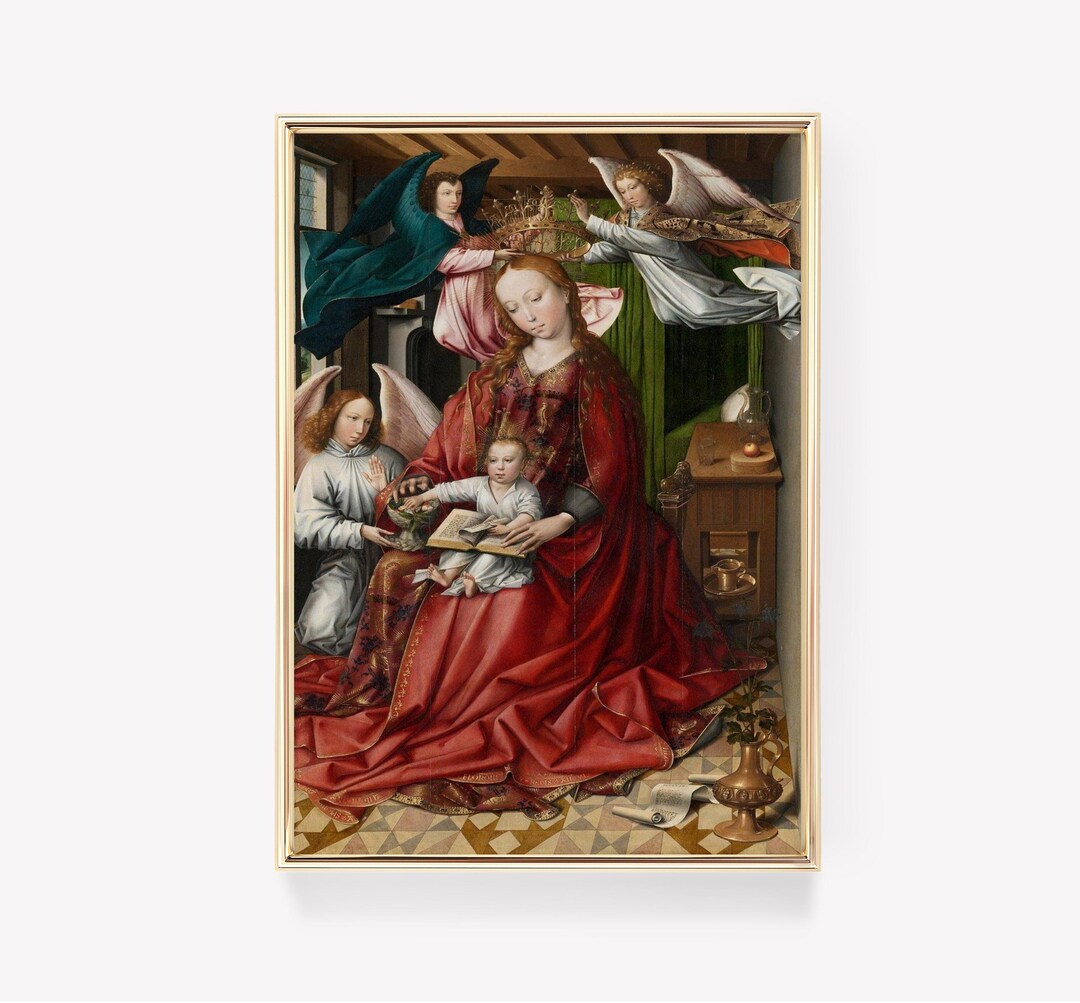 Virgin Child | Angelic Madonna | Rogier Painting | Classic Art ...