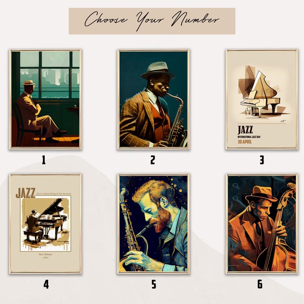 Jazz Print - Etsy