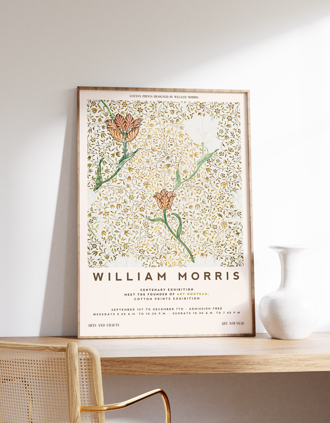 William Morris Art Poster | Art Nouveau Print | Exhibition Print ...