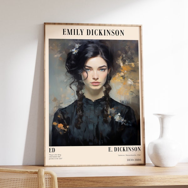 Emily Dickinson Poster - Etsy